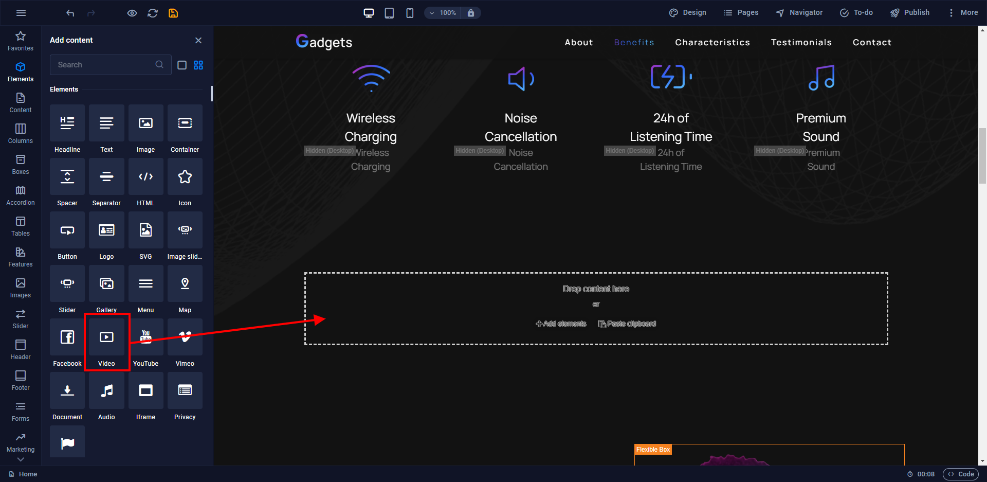 How to add videos – The Website Editor
