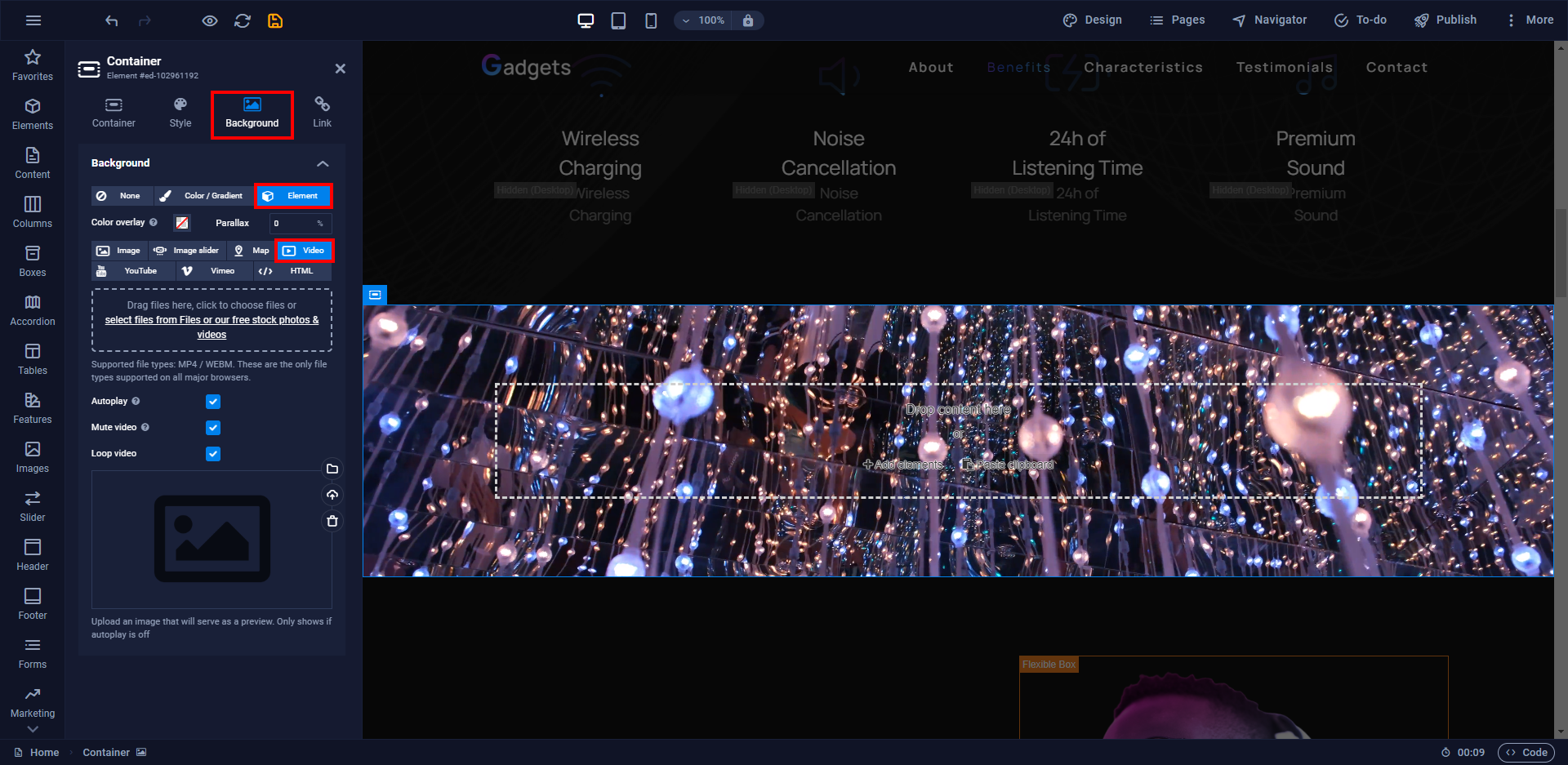 How to add videos – The Website Editor